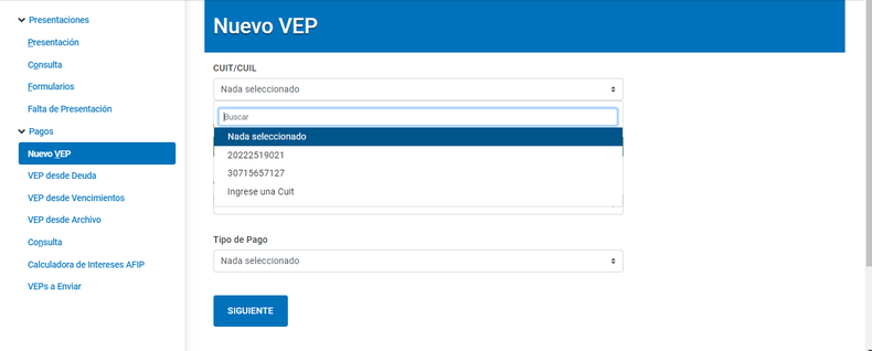 Trámites De Afip Cómo Generar Un Vep