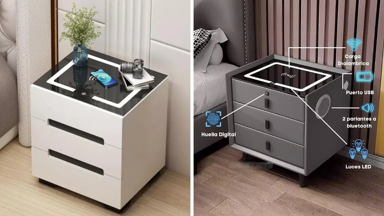 Adiós a la mesa de luz tradicional: el novedoso invento que tenés que ...