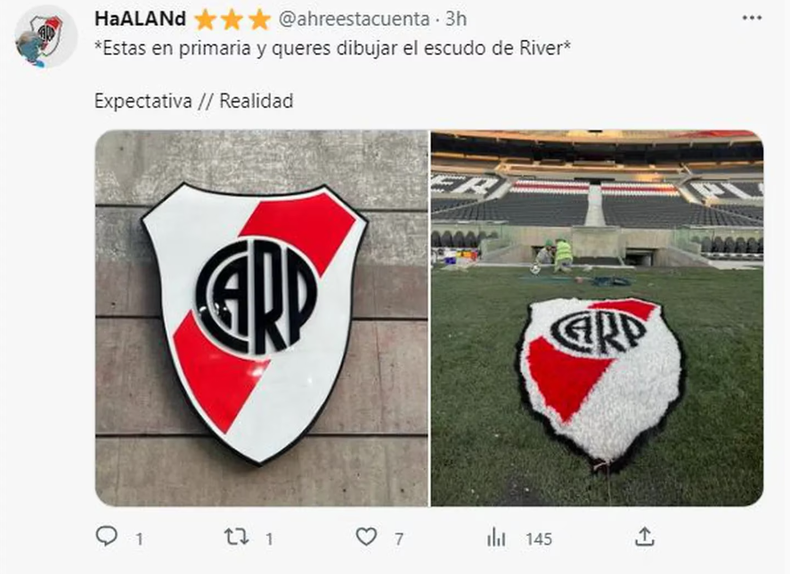 El detalle que dejó a River en ridículo y desató una catarata de memes