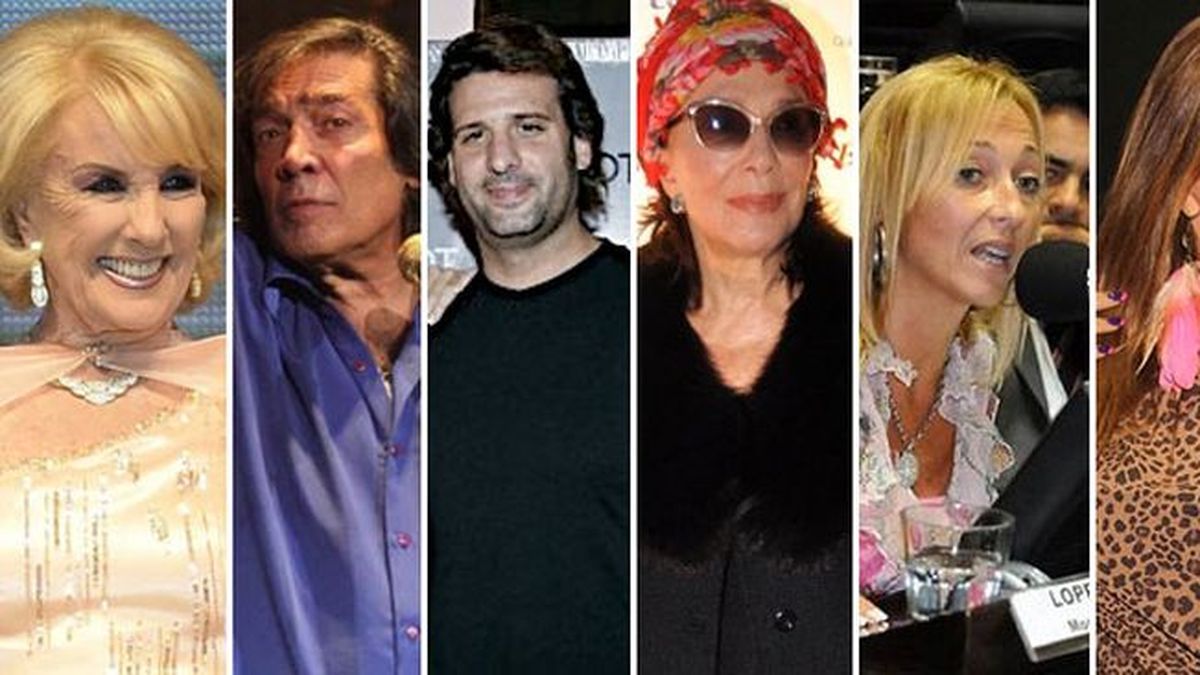 Mesa de Mirtha: Cacho, Listorti, Borges, y Mónica López; quieren a Alfano