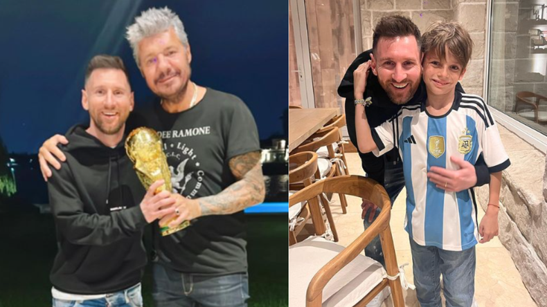 Todos los detalles del encuentro entre Lionel Messi y Marcelo Tinelli