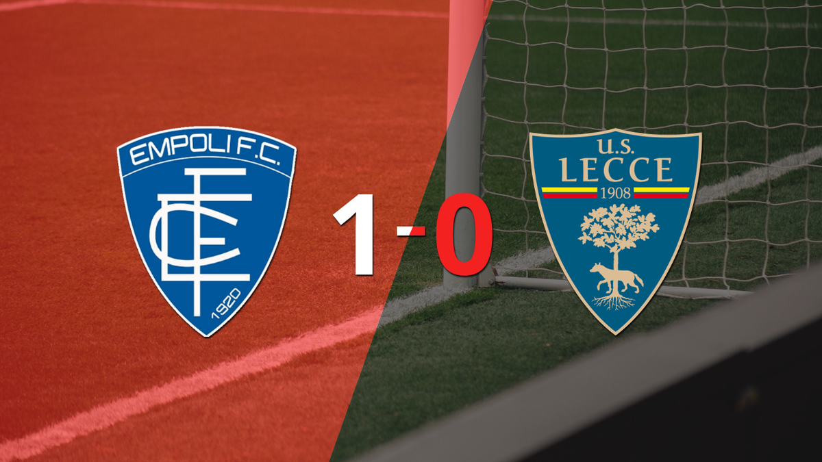Con un solo tanto, Empoli derrotó a Lecce en el estadio Stadio Carlo ...