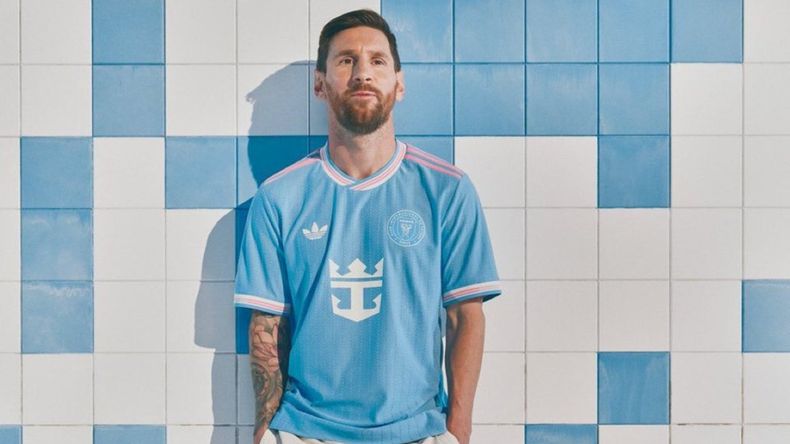 Con Messi como protagonista, Inter Miami presentó su camiseta ...