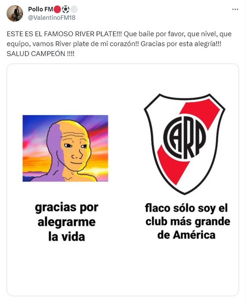 Los mejores memes de la consagración de River