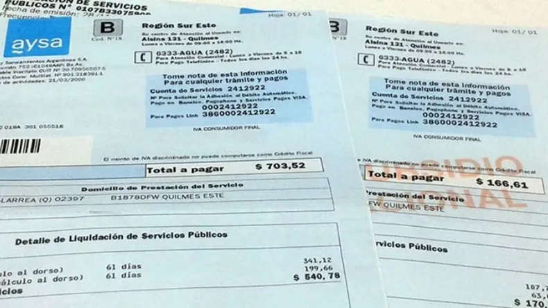 Cómo hago para recibir mi factura de Aysa por mail