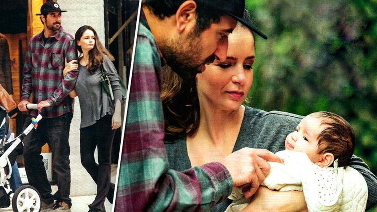 El primer paseo en familia de Romina Ricci con su hija Bethania