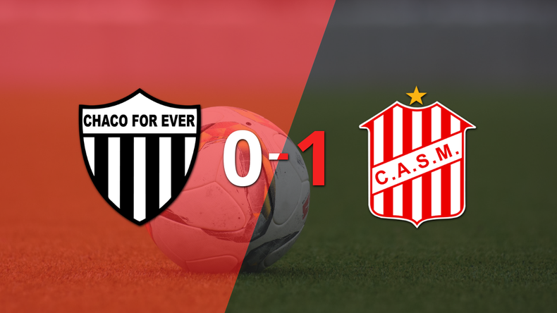 Con gol de Juan Cuevas, San Martín (T) se impuso 1 a 0 ante Chaco For Ever