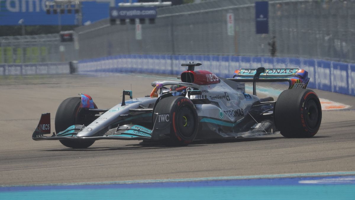 Fórmula 1: George Russell fue el más rápido en los ensayos en Miami