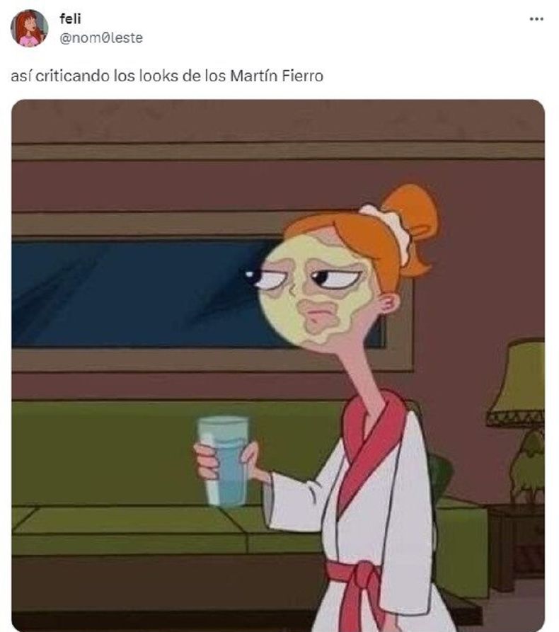 Los mejores memes de los Martín Fierro 2023: Alfa, Pampita y los looks