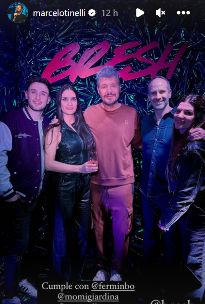 Marcelo Tinelli tendría nueva novia: las fotos juntos en su cumpleaños