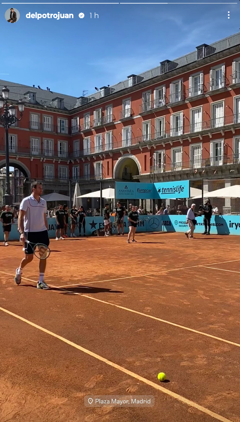 Juan Martín Del Potro se entrena en Madrid e ilusiona con una vuelta a ...