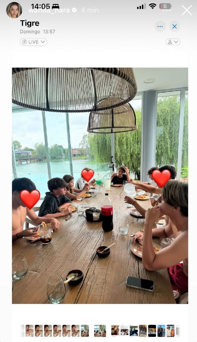 Se filtró una foto subida de tono de Wanda Nara con L-Gante y estallaron las redes sociales