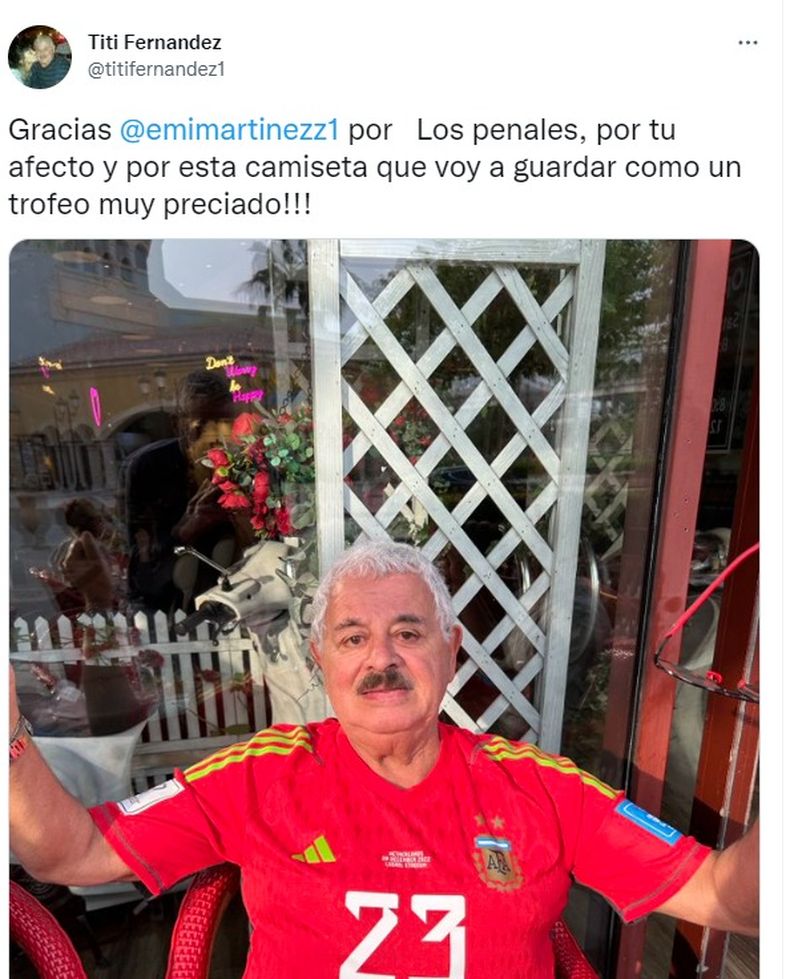 Tití Fernández: Estoy convencido que el último partido de Argentina ...