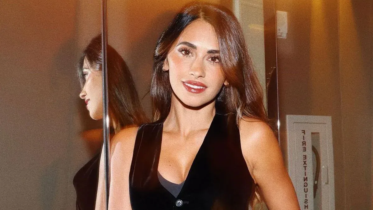 Antonela Roccuzzo mostró un look total pink que revolucionó al mundo de ...