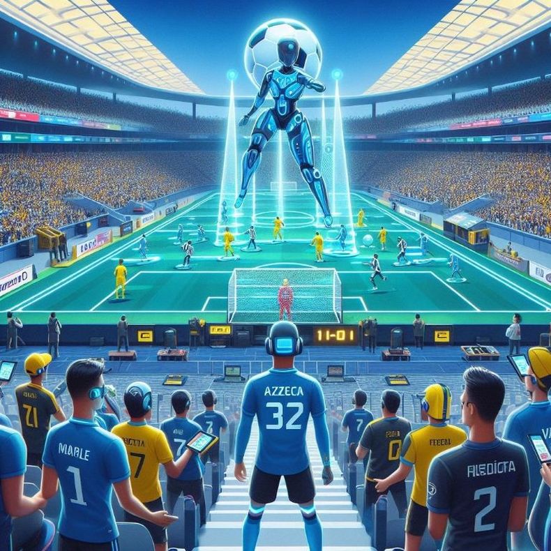 Cómo se vería el Estadio Azteca en el año 2100, según la inteligencia ...