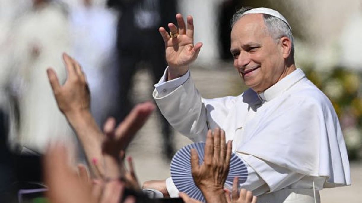 El papa León XIV defendió al matrimonio entre el hombre y la mujer y lo calificó como el modelo ...