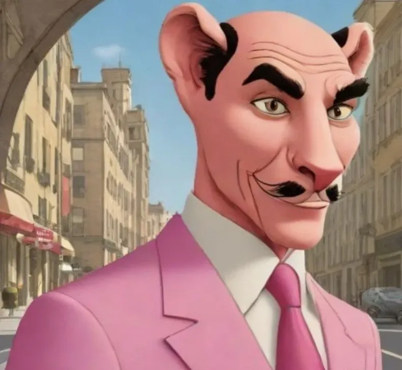 Cómo se vería la Pantera Rosa en la vida real según la inteligencia ...