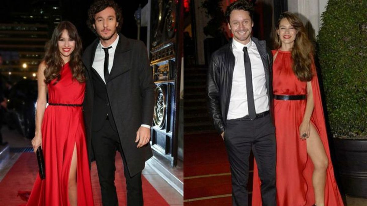 Pampita repitió con Pico Mónaco el look de los 10 años con Benjamín Vicuña