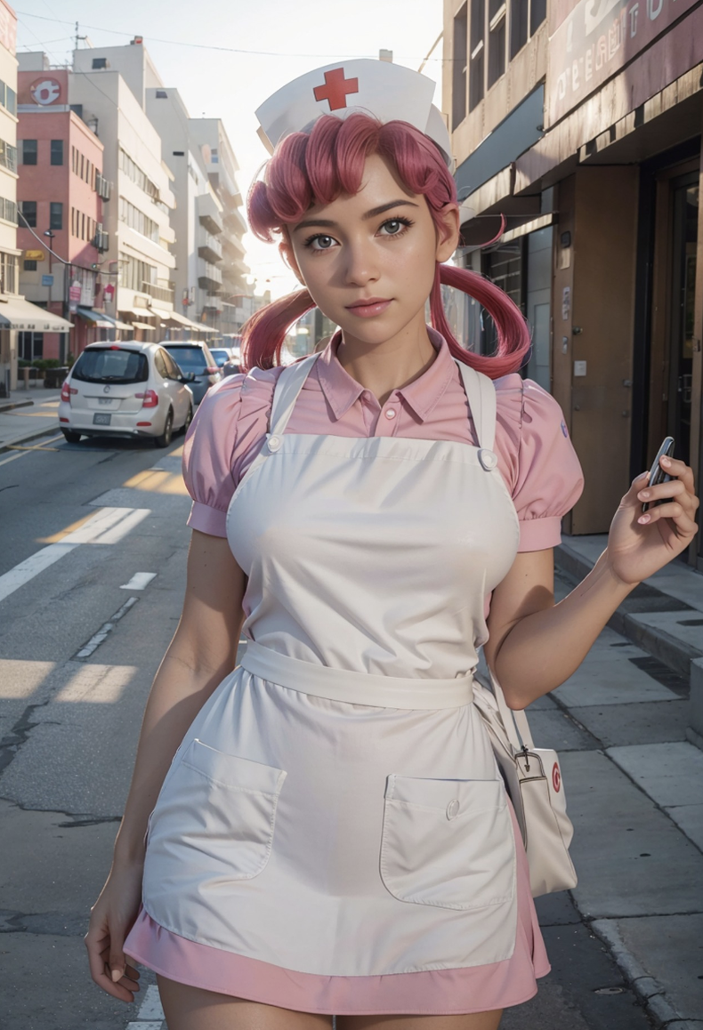 Cómo se vería la enfermera Joy de Pokémon en la vida real según la inteligencia artificial