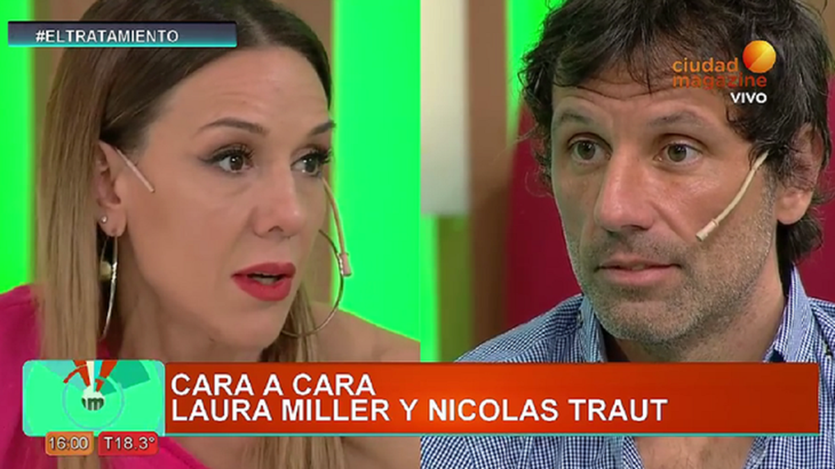 El cara a cara entre Laura Miller y Nicolás Traut, tras el escándalo