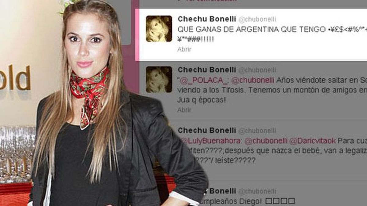 La depresión de Chechu Bonelli