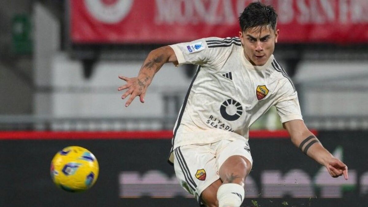 Dybala y Paredes convirtieron en la goleada de Roma sobre Monza