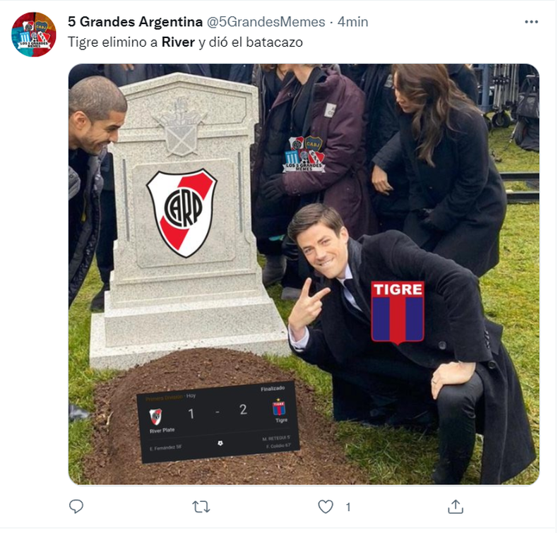 Los mejores memes tras la eliminación de River de la Copa de la Liga ...