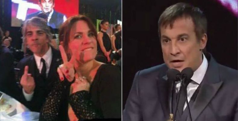 Pablo Echarri explicó la foto con Nancy Dupláa mientras hablaba Paulo ...