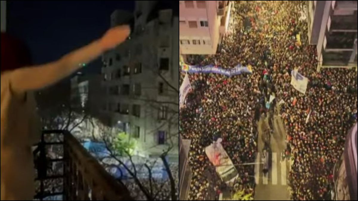 Una multitud se autoconvocó para respaldar a Cristina Kirchner: la exmandataria salió al balcón ...