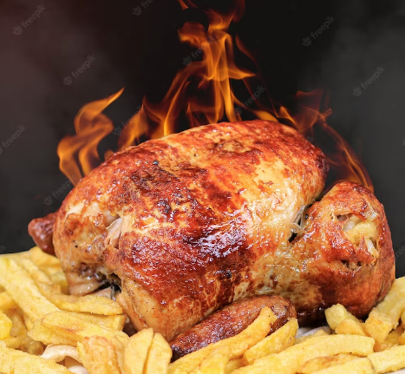 El bodegón de Buenos Aires que prepara un pollo al spiedo muy rico