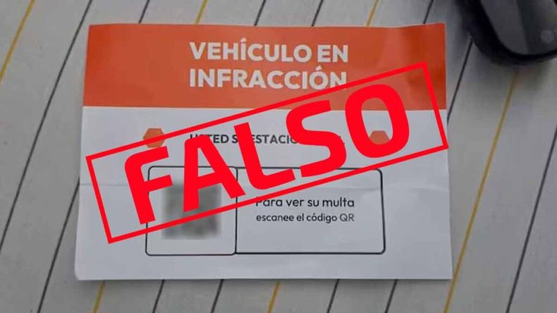 Cómo es la nueva estafa con un QR y una multa de tránsito falsa y de ...