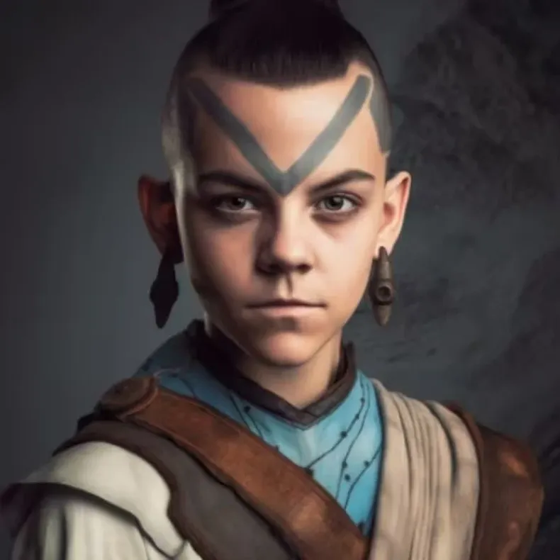 Cómo se vería Sokka de Avatar en la vida real según la Inteligencia ...