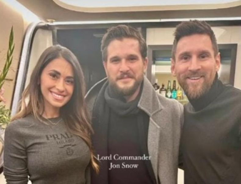 ¿Lionel Messi en Game of Thrones? El futbolista se sacó una foto con el ...