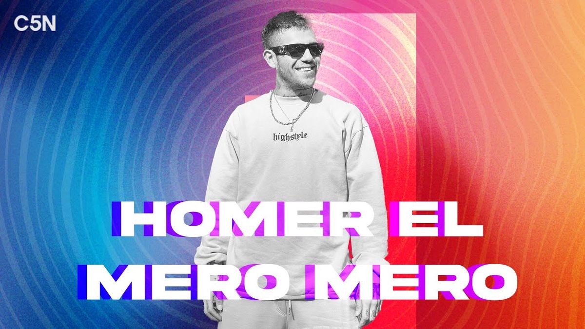 Mano a mano con Homer El Mero Mero, antes del inicio de su tour ...