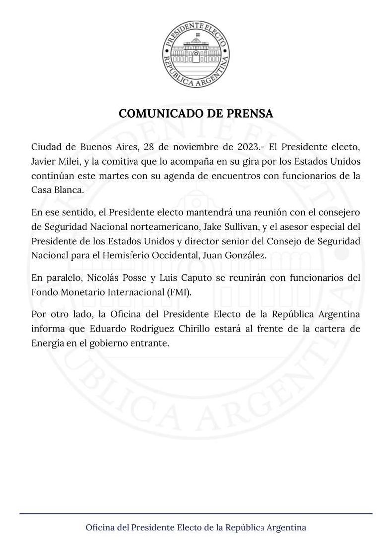Oficial: Eduardo Rodríguez Chirillo será el secretario de Energía de ...