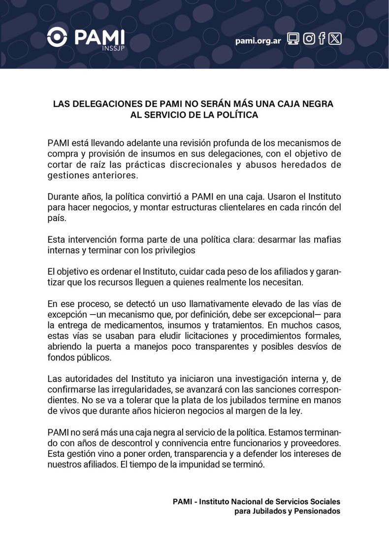 Mario Lugones contra Karina Milei: denuncian cajas negras en el PAMI ...