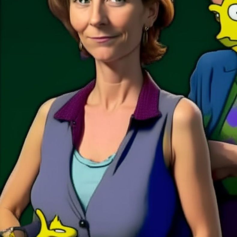 Cómo se vería Edna Krabappel de Los Simpson en la vida real según la ...