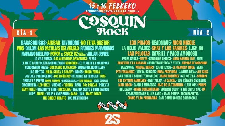 Comienza el Cosquín Rock 2025: todo lo que hay que saber sobre la ...