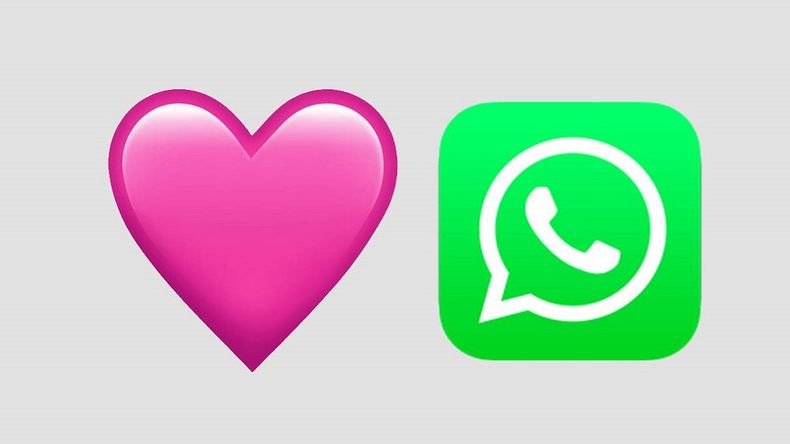 El verdadero significado del emoji de corazón rosa en WhatsApp