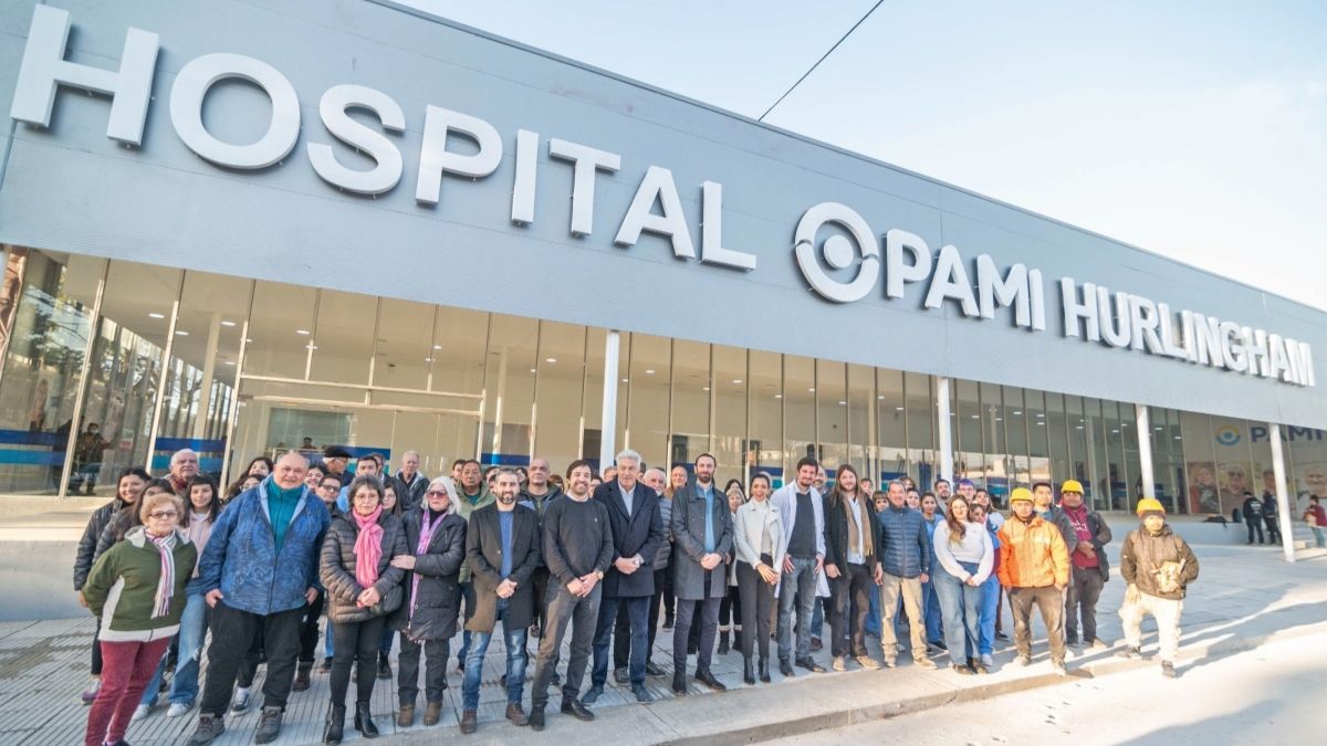 PAMI inauguró la primera etapa de su nuevo hospital en Hurlingham