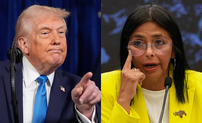 Donald Trump habló por teléfono con Delcy Rodríguez: Es una persona ...