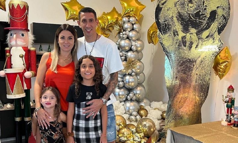 La Navidad de Ángel Di María: Muchachos, himno nacional y un divertido ...