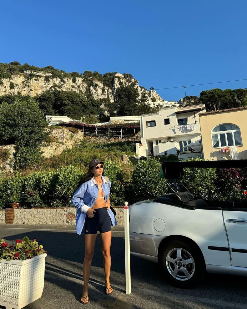 Antonela Roccuzzo aprovechó junto a Lionel Messi un paseo en yate y se ...