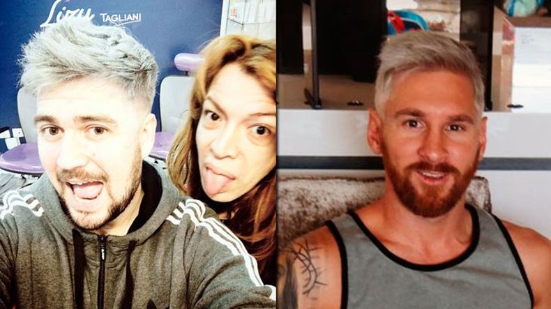 Lizy Tagliani tiñó en vivo al humorista de Santiago Del Moro con el ...