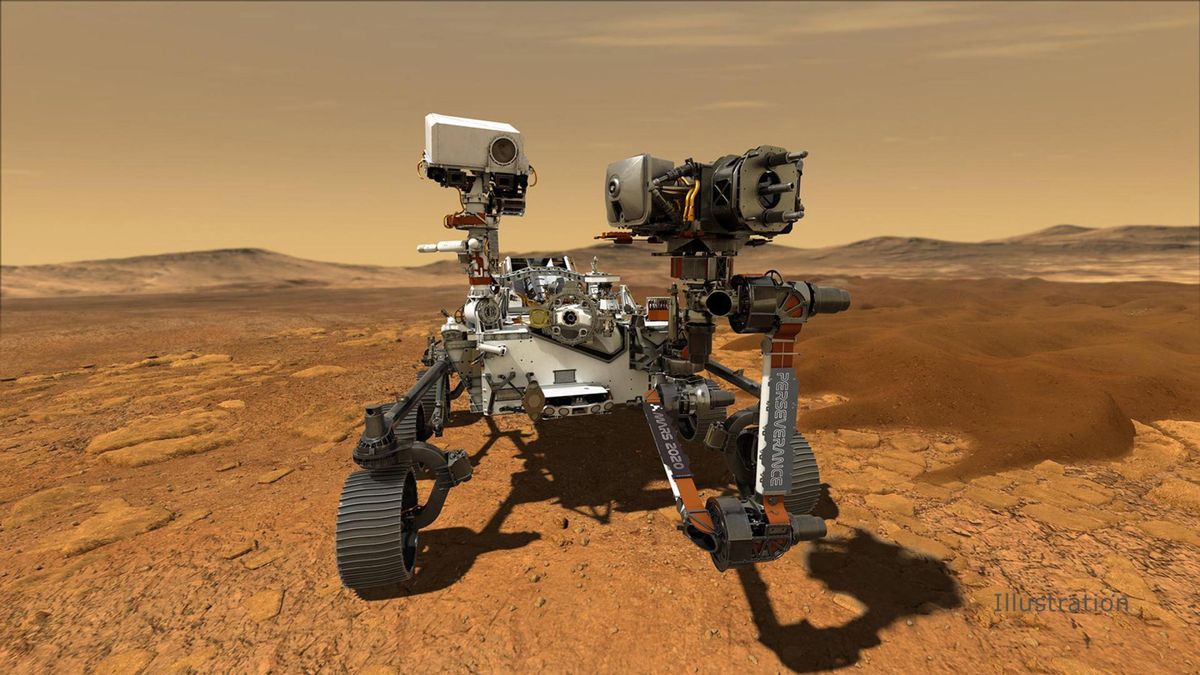 NASA: el rover Perseverance encontró un pelo en Marte