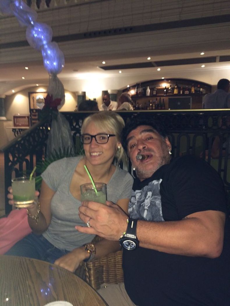 Maradona y Rocío Oliva en Cuba: las fotos del amor y la visita a Fidel ...