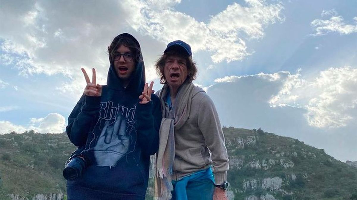Sangre Stone: las fotos de las vacaciones de Mick Jagger y su hijo Lucas