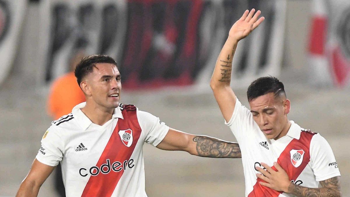 Video: el golazo de Barco a Independiente que hizo delirar al Monumental