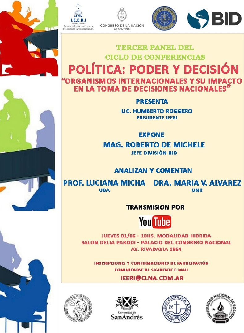 Política, poder y decisión: ciclo de conferencias sobre organismos ...