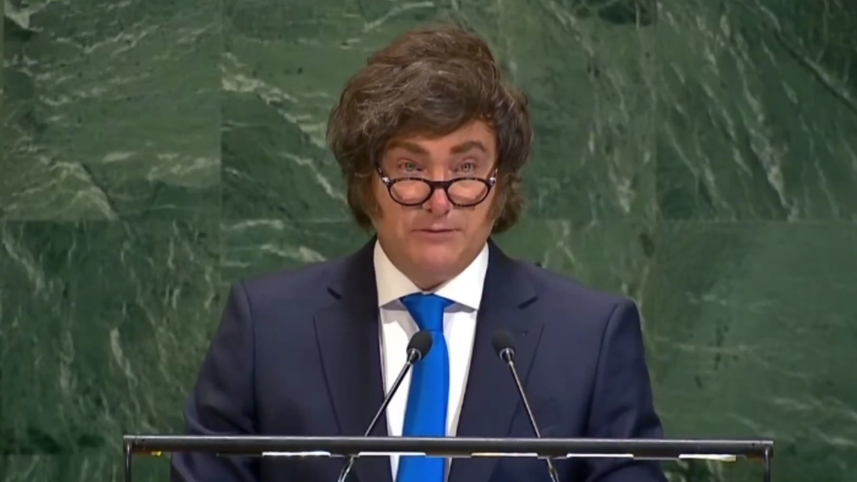 Javier Milei, en la Asamblea General de la ONU: Las Malvinas permanecen ...